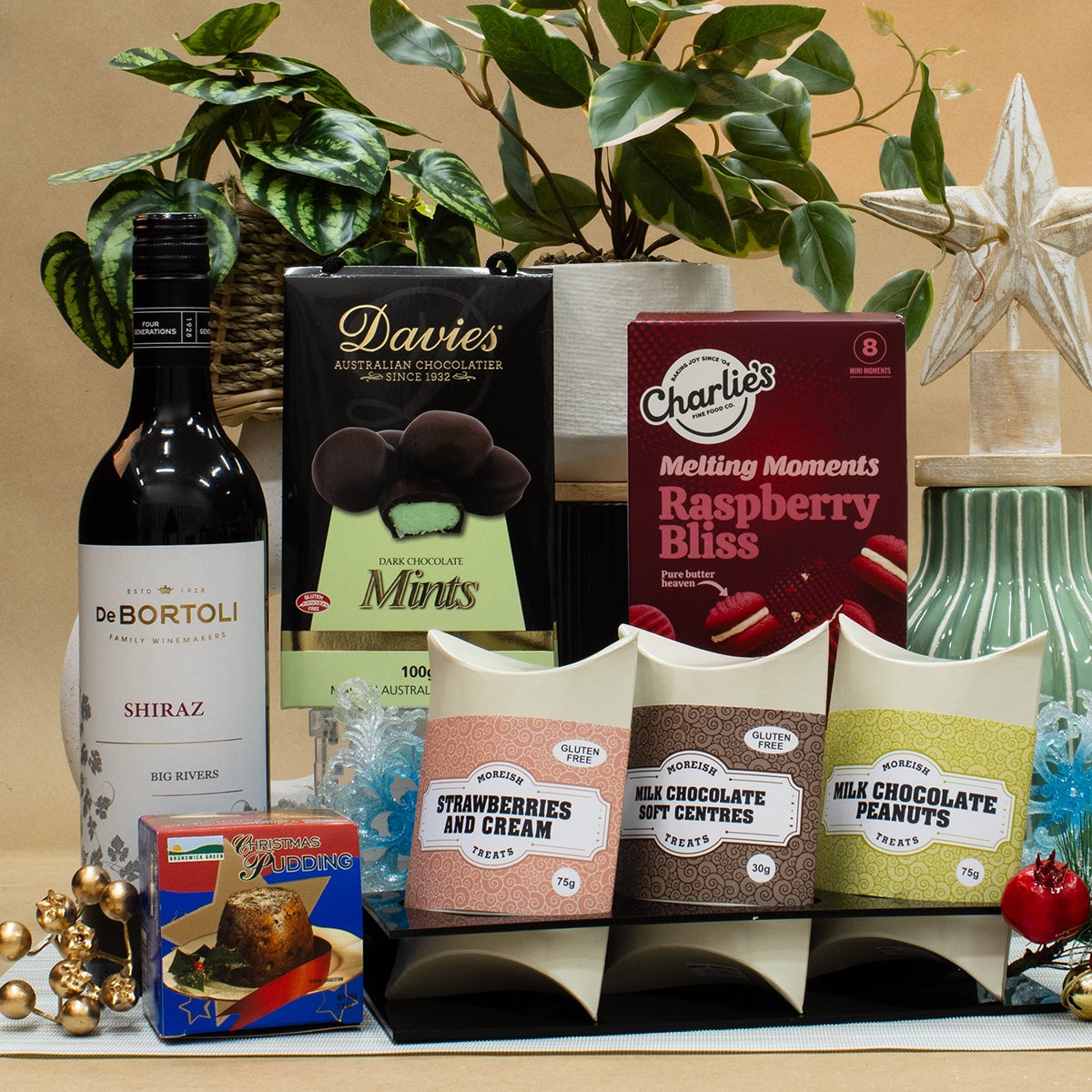 Shiraz With Festive Delights Hamper | Hamper World